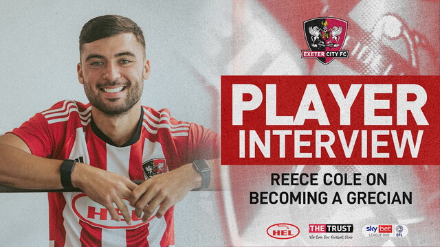 💬 Reece Cole: "I've fallen in love with football again." | Exeter City F.C.