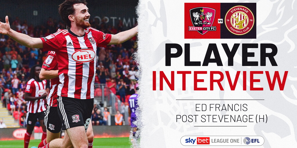 Ed Francis reacts to City's win against Stevenage | Exeter City F.C.