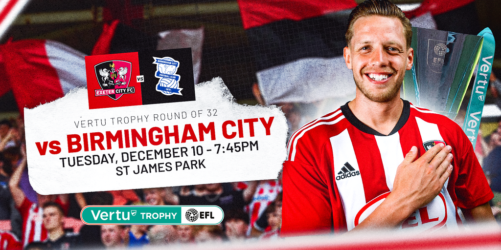 Ticket News: Birmingham City (Vertu Trophy) | Exeter City F.C.