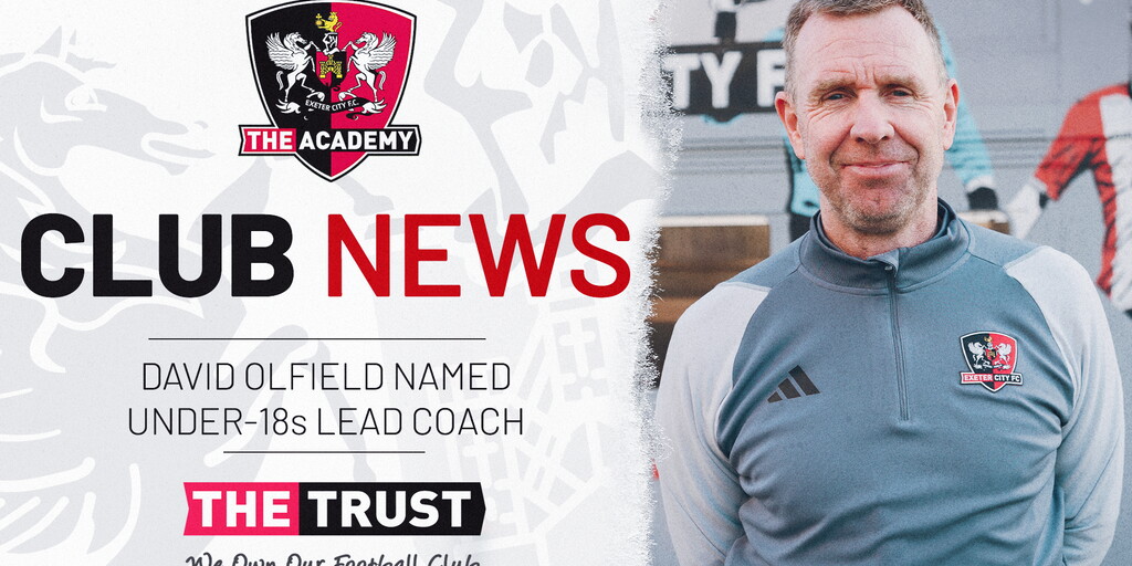 David Oldfield appointed as new under-18 lead coach! | Exeter City F.C.