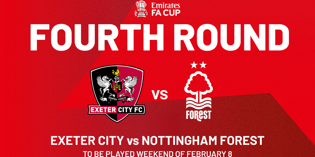 City to host Nottingham Forest in Emirates FA Cup fourth round ...