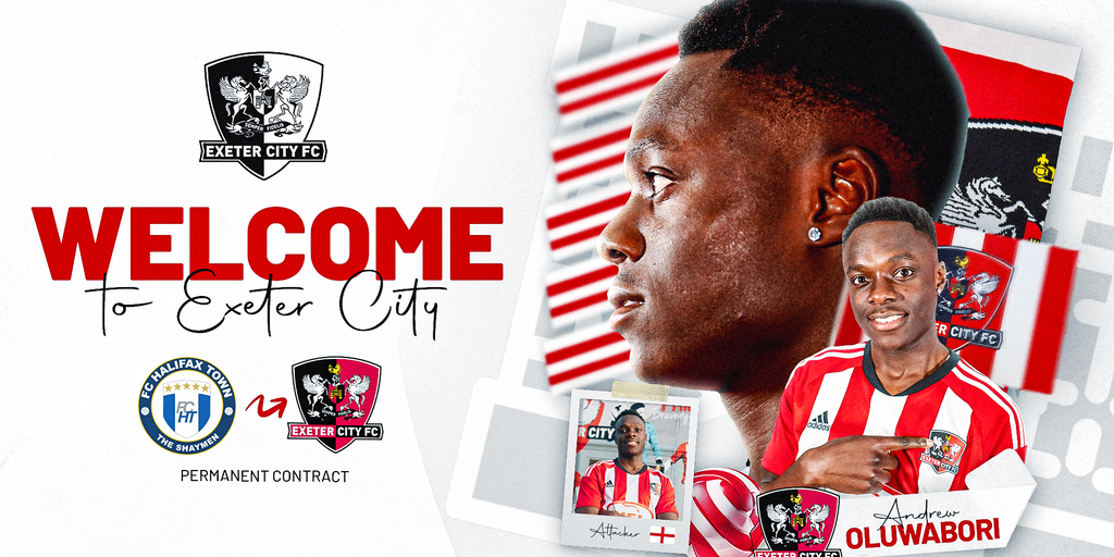 Andrew Oluwabori is a Grecian! | Exeter City F.C.