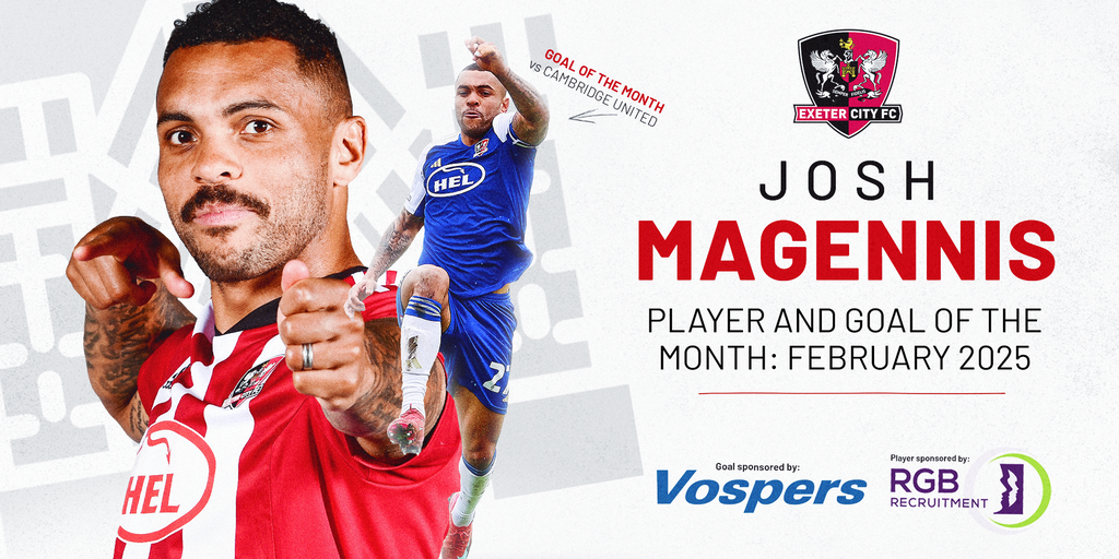 Double delight for Josh Magennis! | Exeter City F.C.