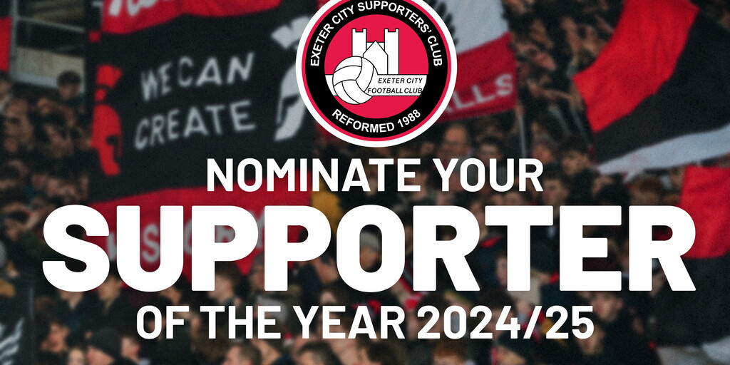 Nominate your City Supporter of the Year for 24/25 | Exeter City F.C.