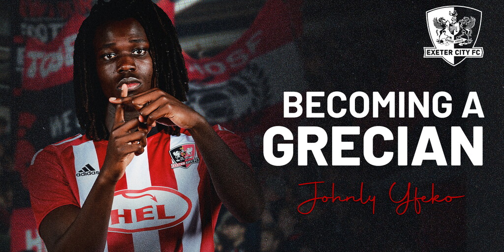 Johnly Yfeko on signing permanent deal | Exeter City F.C.