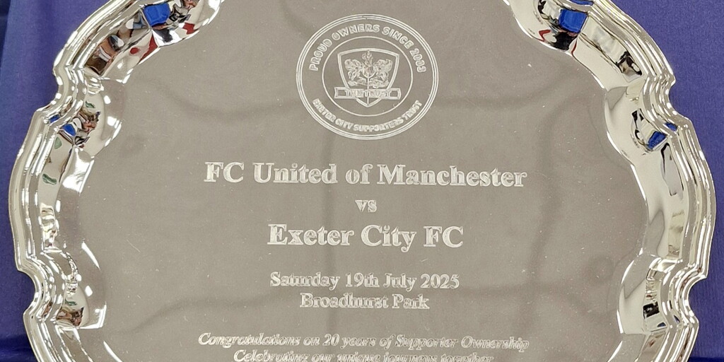FC United of Manchester vs Exeter City. Pre-season friendly. 2pm | Page ...
