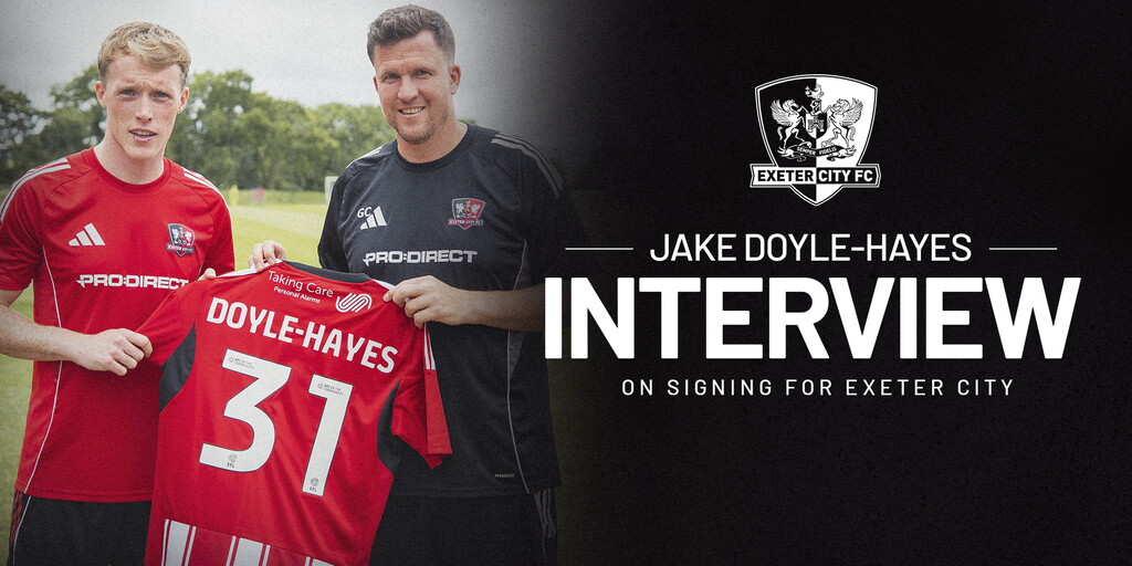 Jake Doyle-Hayes on signing for City | Exeter City F.C.
