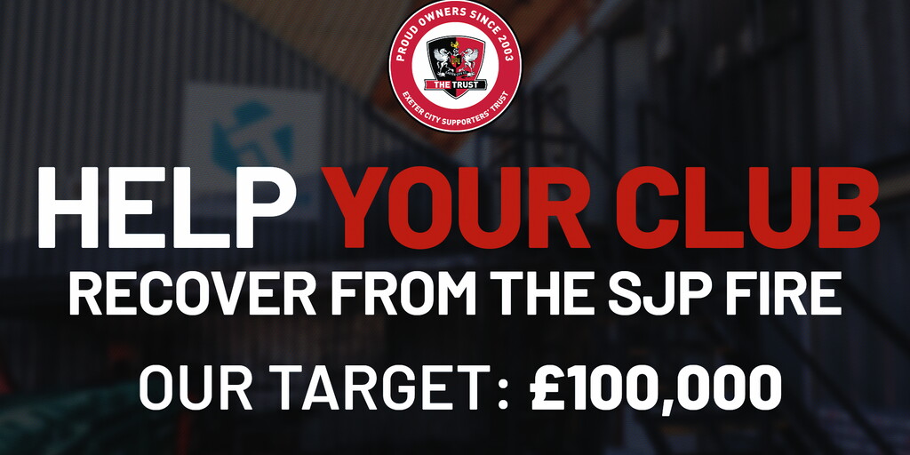 Help Exeter City recover from the St James Park fire | Exeter City F.C.