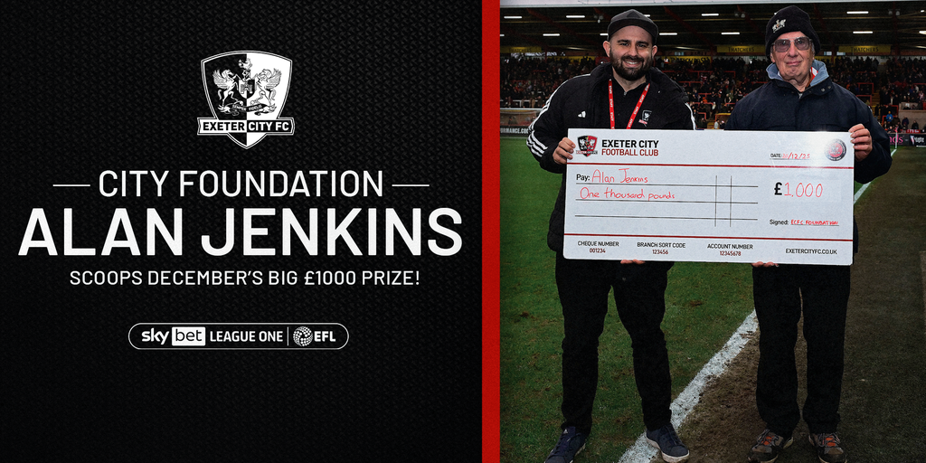 Alan Jenkins scoops the Foundations BIG £1000 prize for December ...